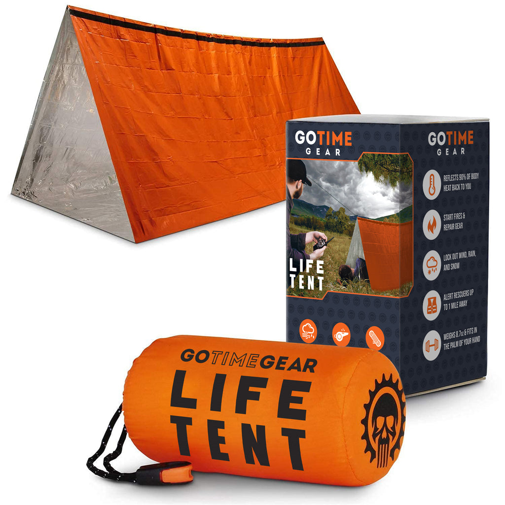 Life Tent, Emergency Survival Lightweight Tube Tent | Go Time Gear