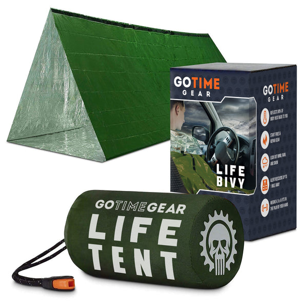 Life Tent, Emergency Survival Lightweight Tube Tent | Go Time Gear