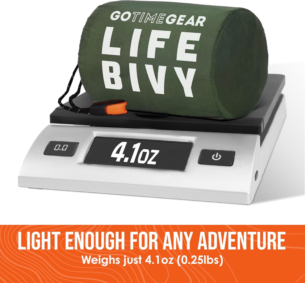 Emergency Sleeping Bag, Waterproof Bivy Sack | Go Time Gear