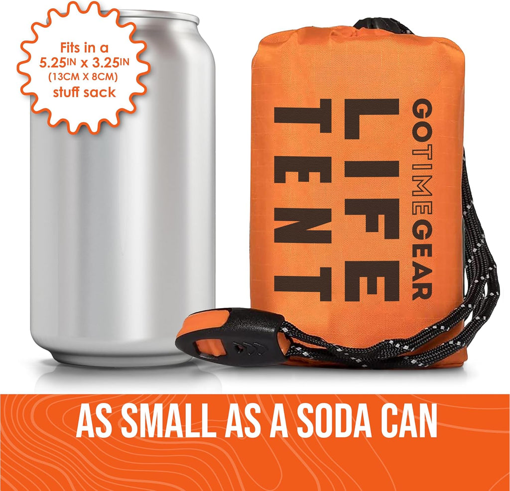 Life Tent, Emergency Survival Lightweight Tube Tent | Go Time Gear