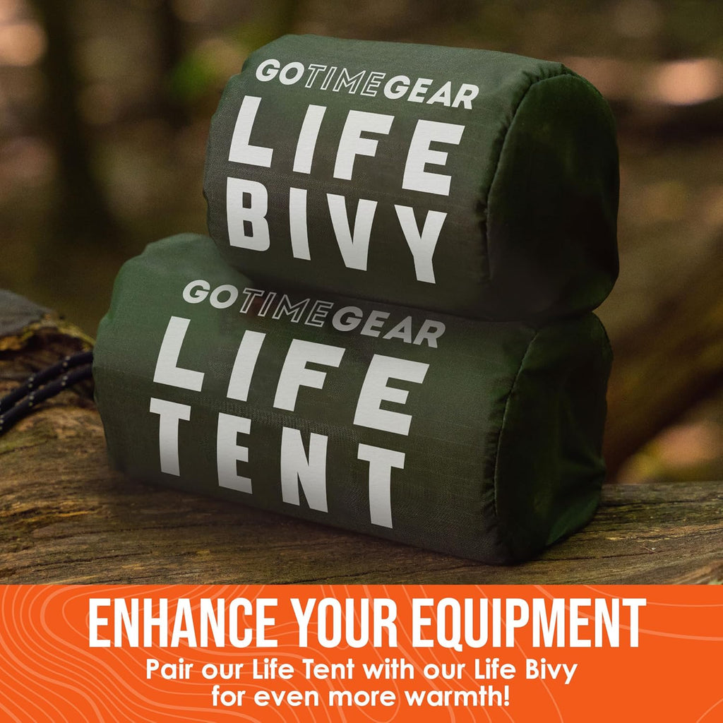 Life Tent, Emergency Survival Lightweight Tube Tent | Go Time Gear